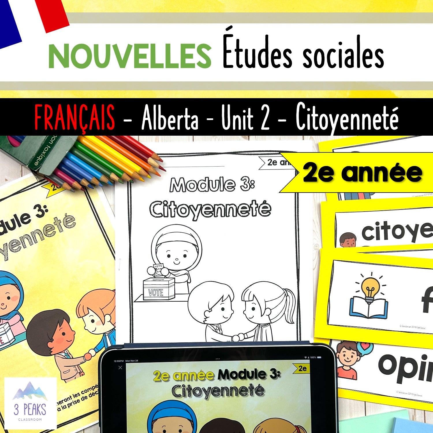 NEW Alberta Grade 2 Social Studies FRENCH - Citoyenneté/Citizenship ...