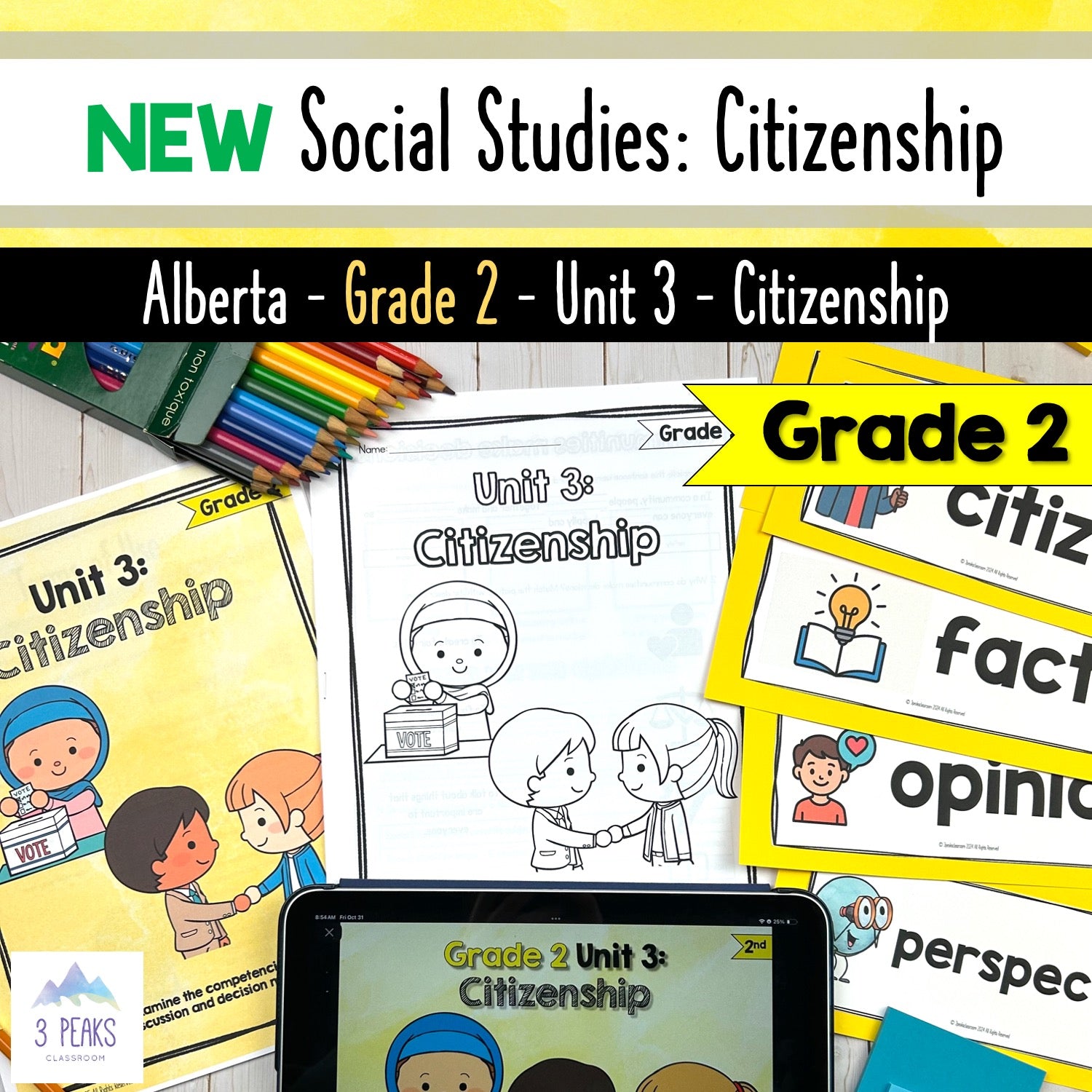 NEW Alberta Grade 2 Social Studies - Citizenship - Unit 3 – 3 Peaks ...