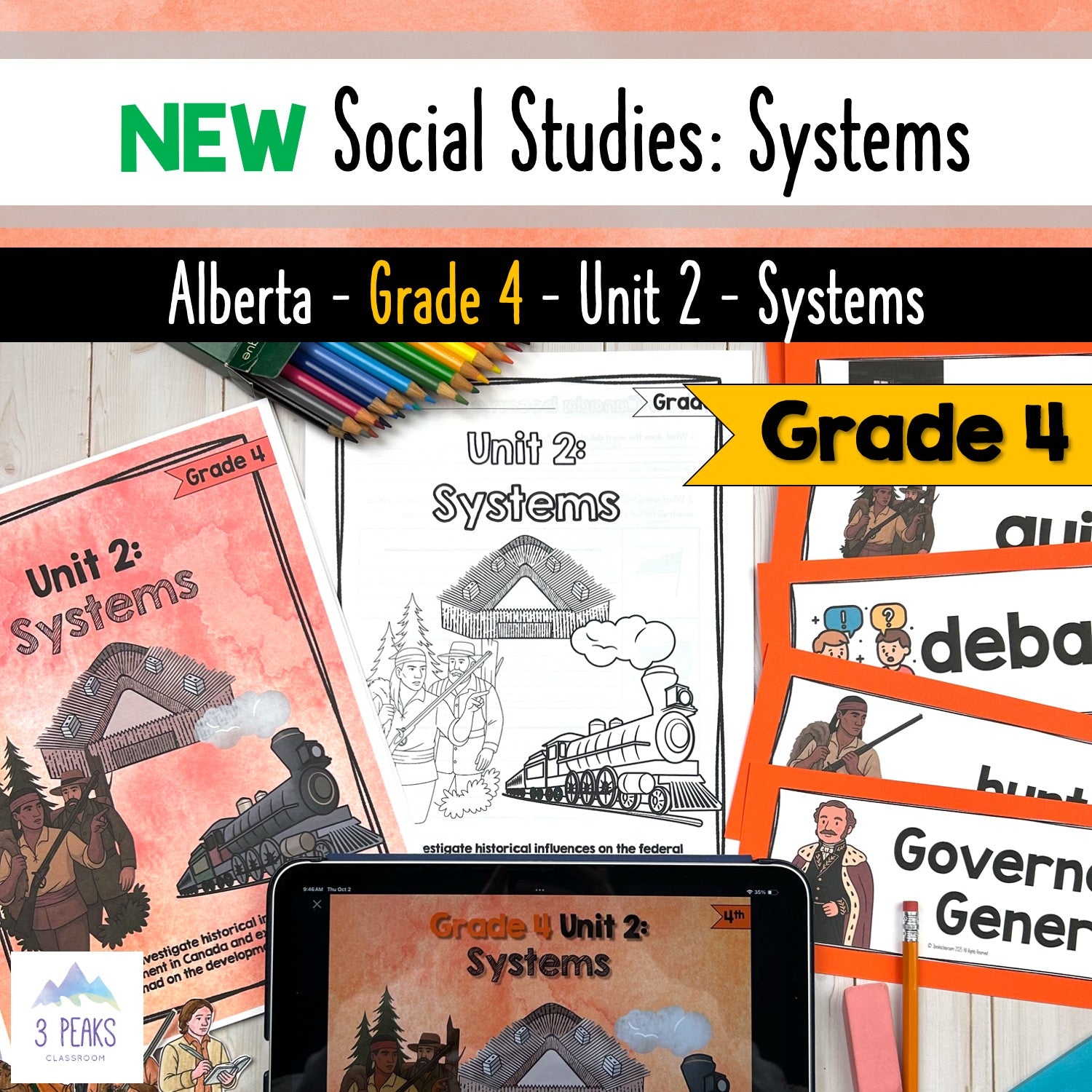 NEW Alberta Grade 4 Social Studies - Systems - Unit 2 – 3 Peaks Classroom