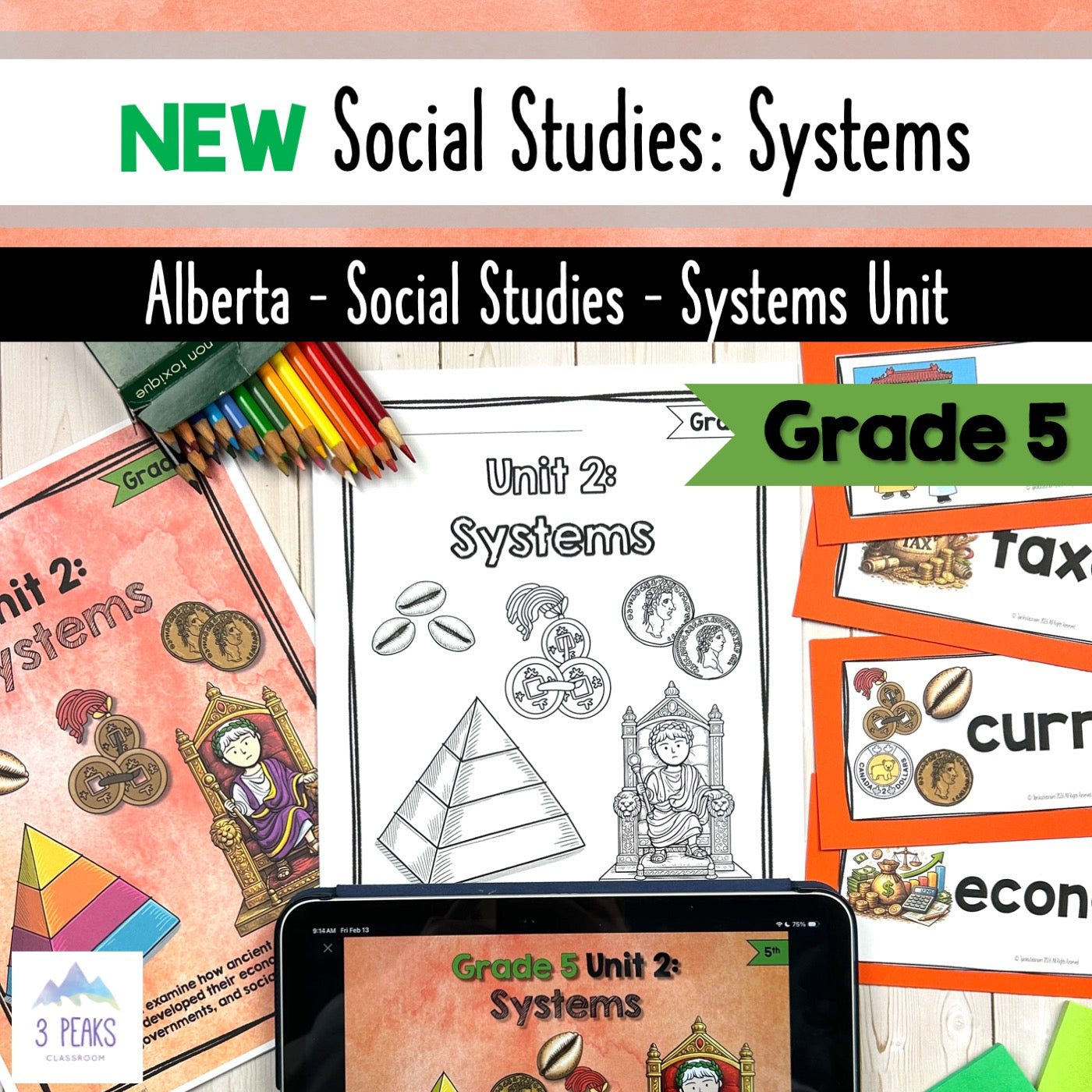 NEW Alberta Grade 5 Social Studies - Systems - Teaching Slides + Workb ...