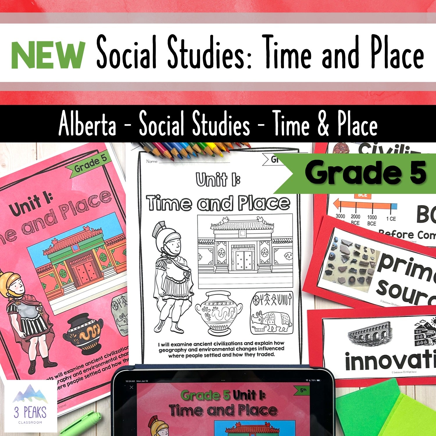 NEW Alberta Grade 5 Social Studies - Time and Place - Teaching Slides ...