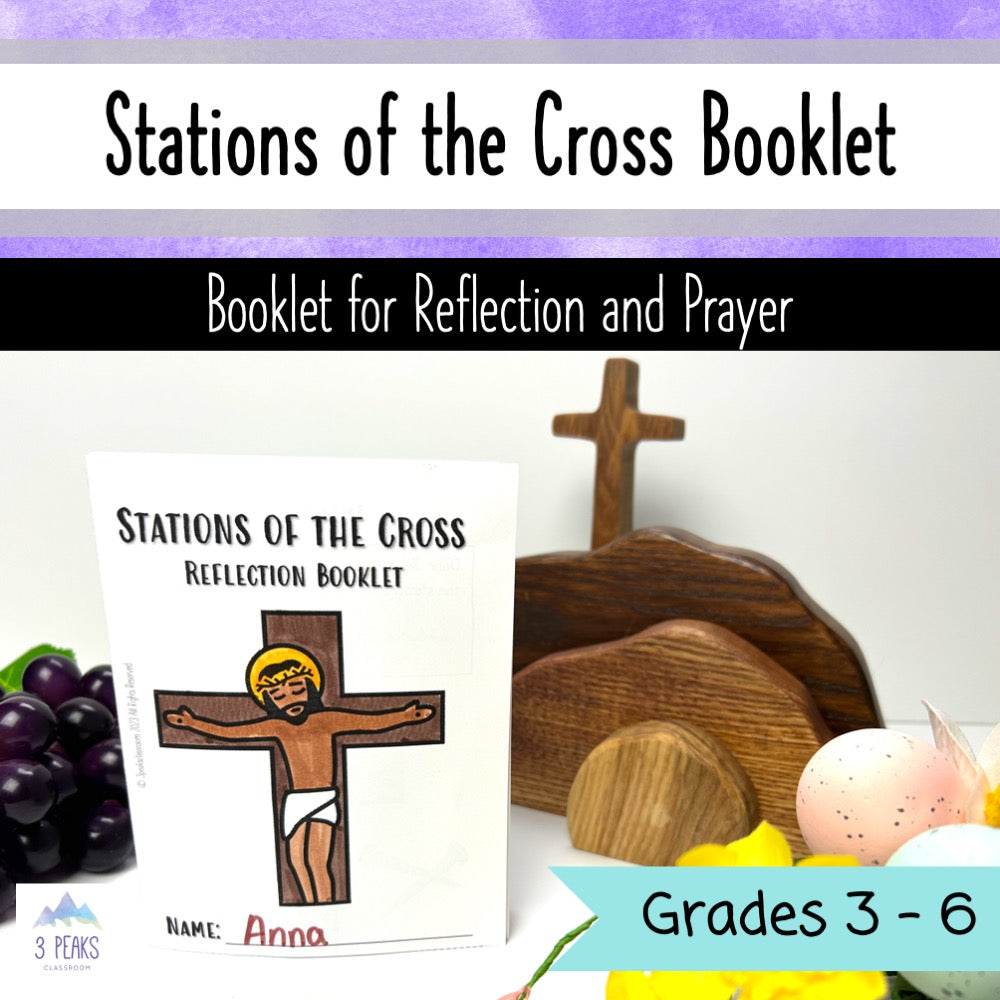 Stations of the Cross Activity Booklet for Reflection and Prayer - Gra ...