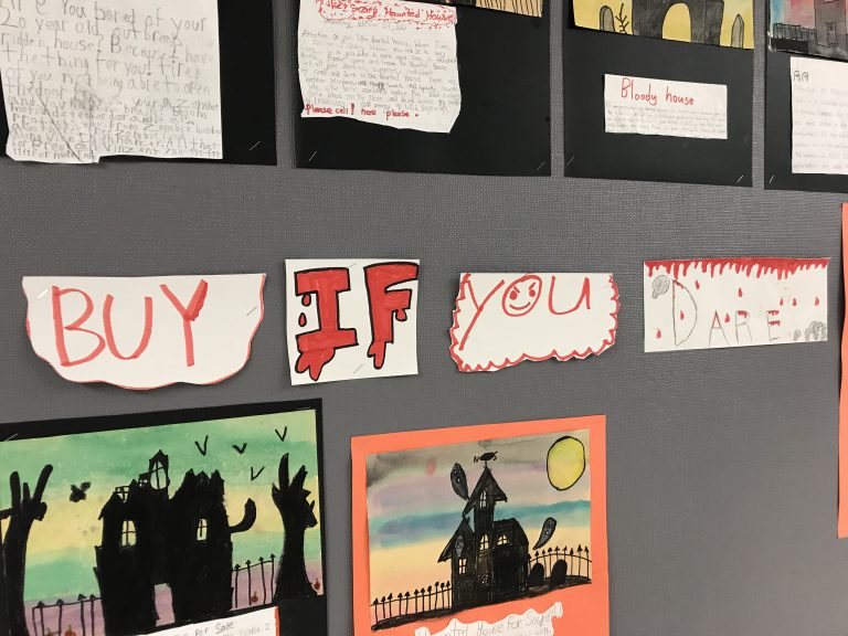 Descriptive Haunted House Halloween Writing Activity – 3 Peaks Classroom