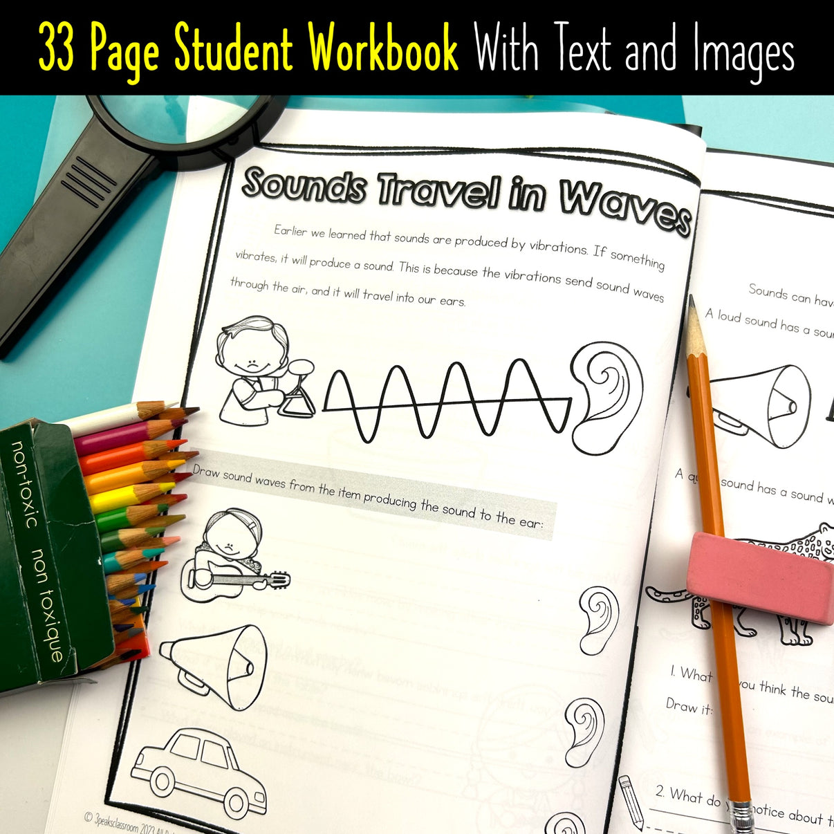 Grade 2 Science - Energy - Sound and Light - Workbook Activities Works ...