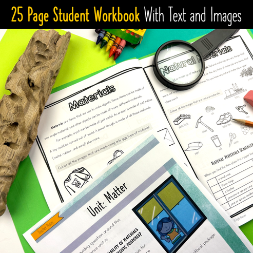 Grade 2 Science Matter - Properties of Materials - Workbook for NEW Al ...