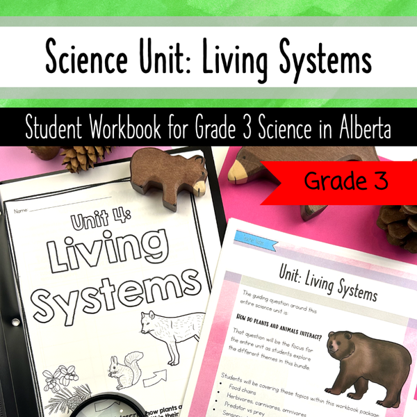 Science Living Systems Grade 3 Alberta - Worksheets Activities Workboo ...