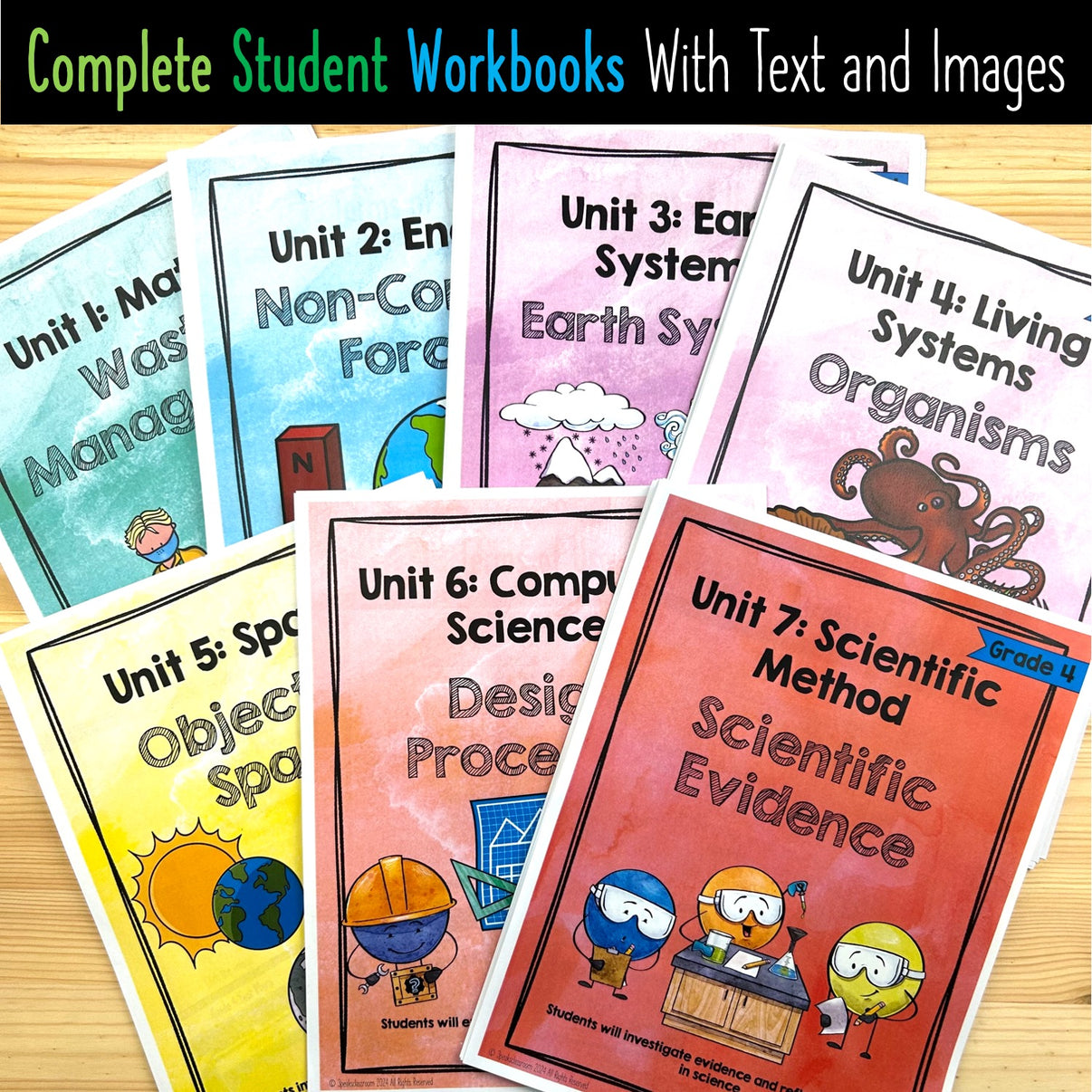 Grade 4 Science Alberta — All Units Workbook Bundle – 3 Peaks Classroom